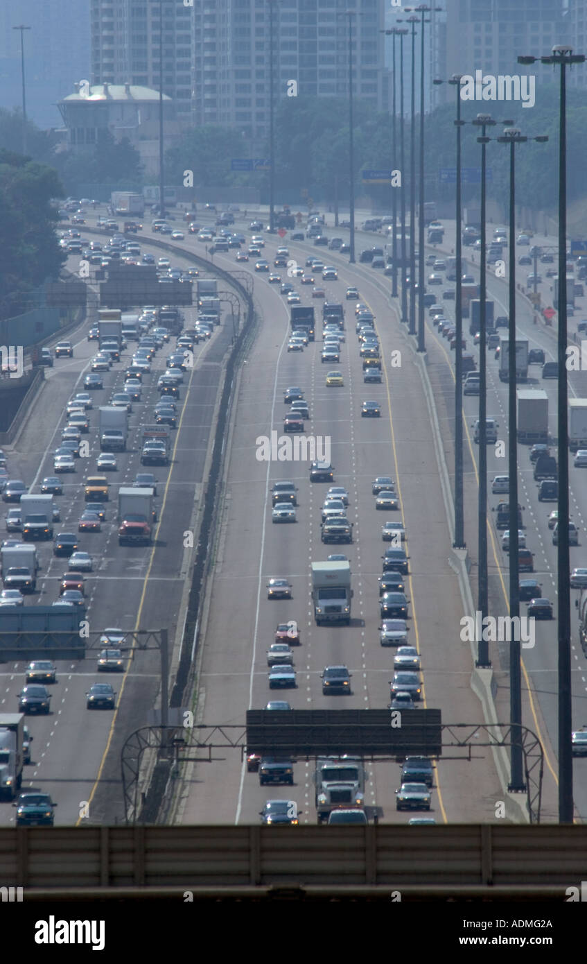 traffic smog pollution highway Stock Photo - Alamy