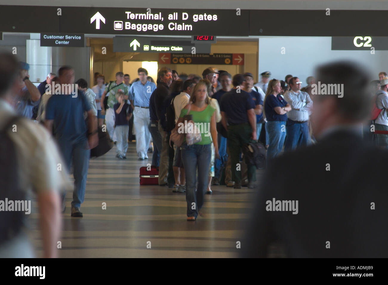 airport terminal passengers Stock Photo - Alamy