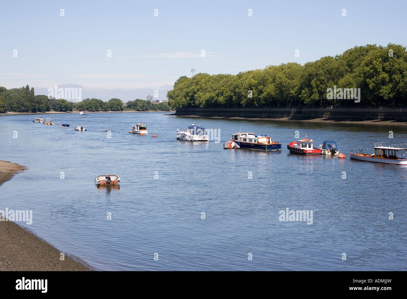 Putney River Thames London England Stock Photo - Alamy