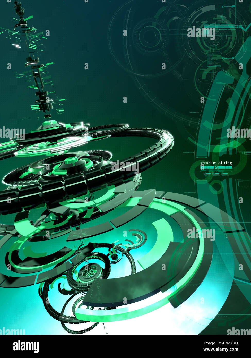 High tech science circular objects hi-res stock photography and images ...