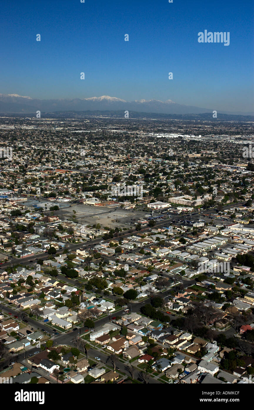 Los Angeles basin California Stock Photo - Alamy