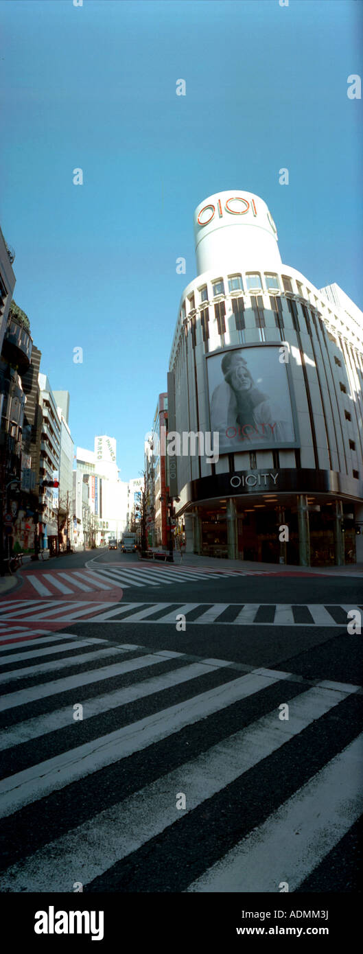 Empty street in Japan Stock Photo - Alamy