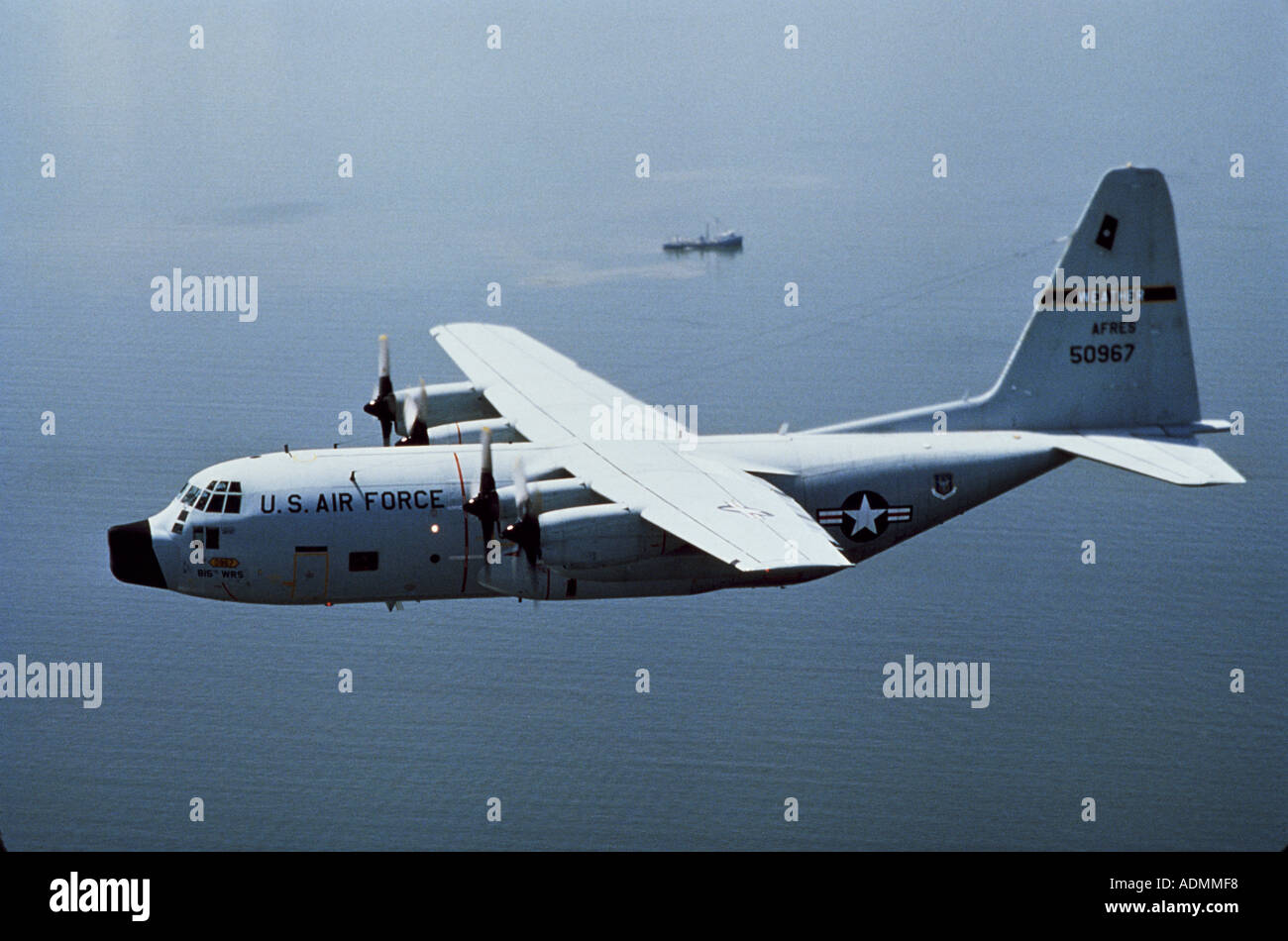 EC-130 Hercules in flight Stock Photo - Alamy