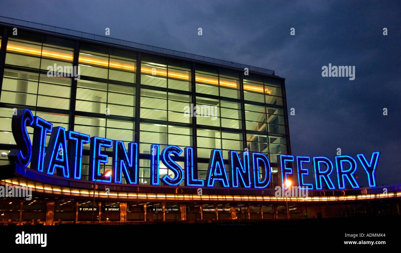 Staten island ferry terminal hi-res stock photography and images - Alamy
