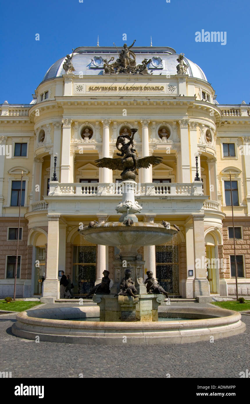 Bratislava slovakia slovenske narodne divadlo hi-res stock photography ...