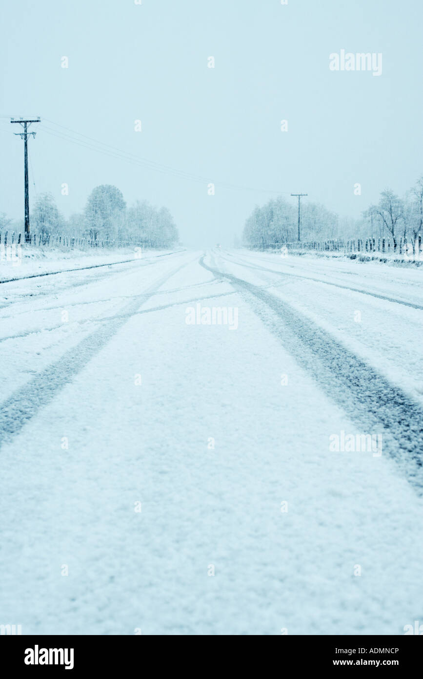 Chile winter snow road hi-res stock photography and images - Alamy