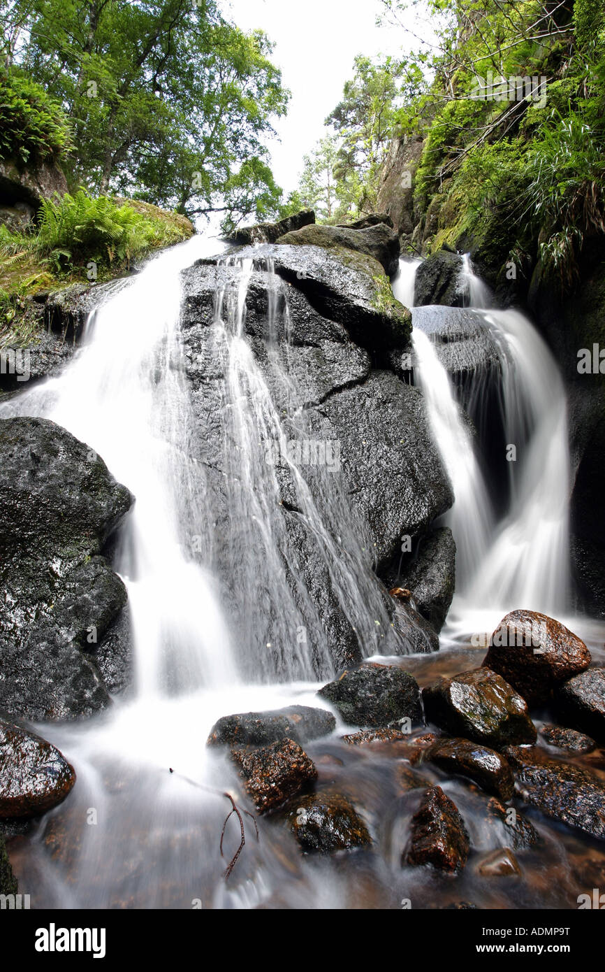 Geological feature of Burn O' Vat near Dinnet, Aberdeenshire, Scotland ...