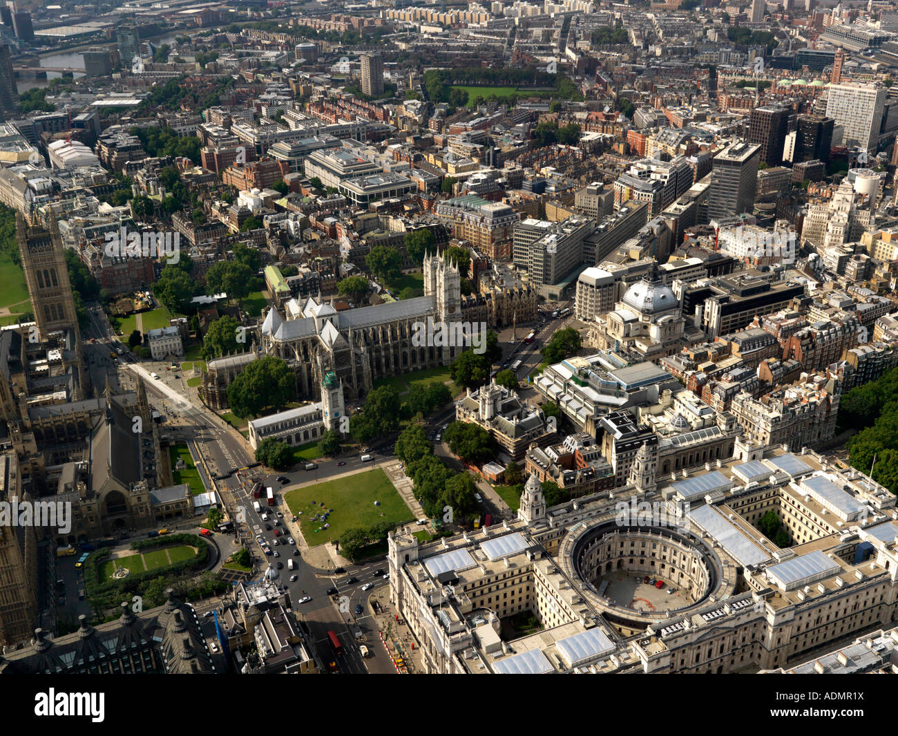 Westminster abbey aerial hi-res stock photography and images - Alamy