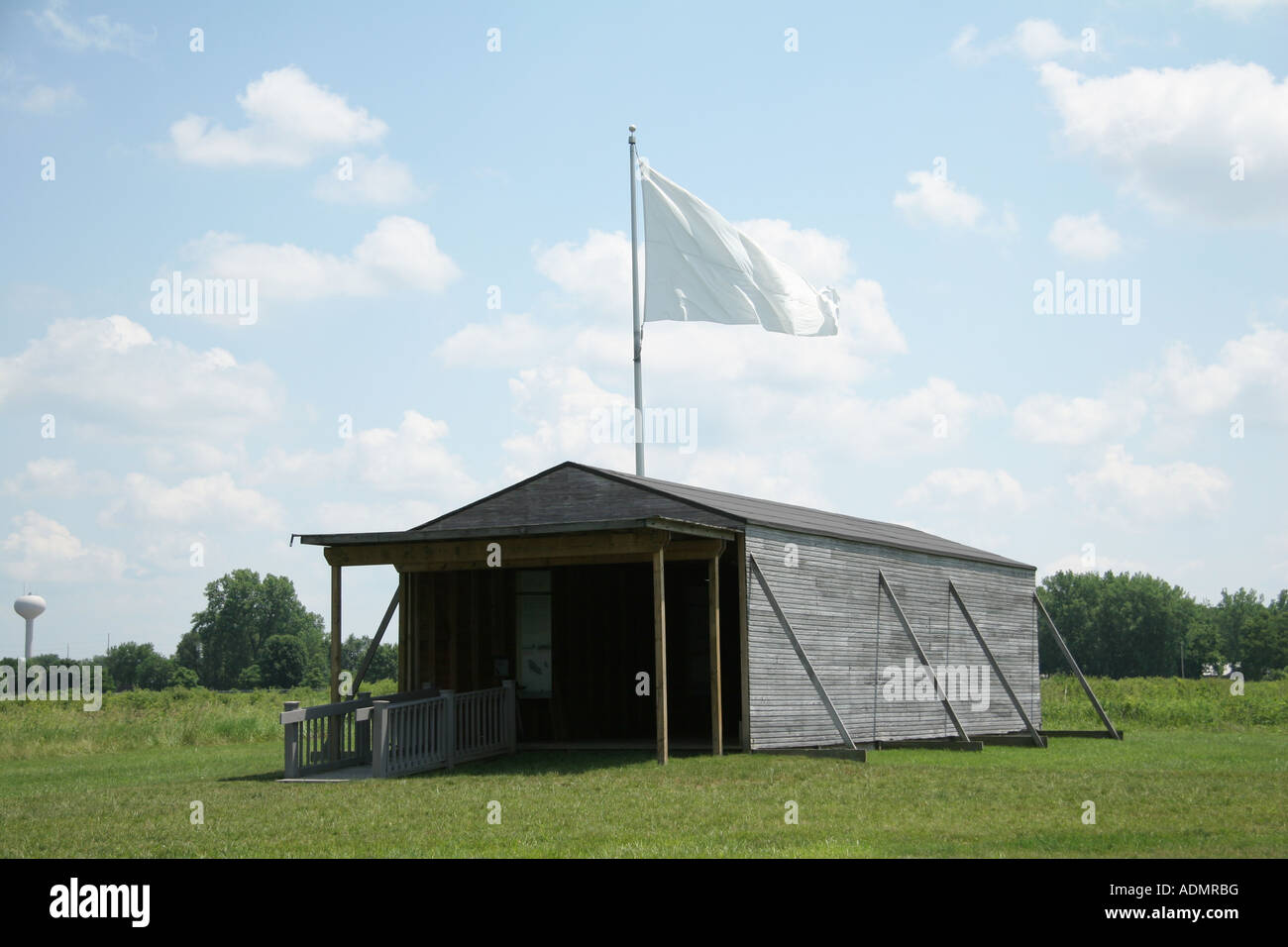 Wright Brothers Shed at Huffman Prairie Flying Field Replica hanger at ...