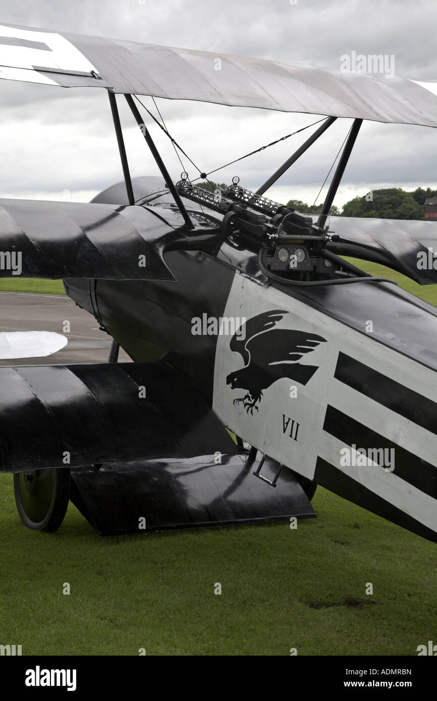 Fokker DR1 Triplane replica G-BVGZ of the Real Aeroplane Company close ...
