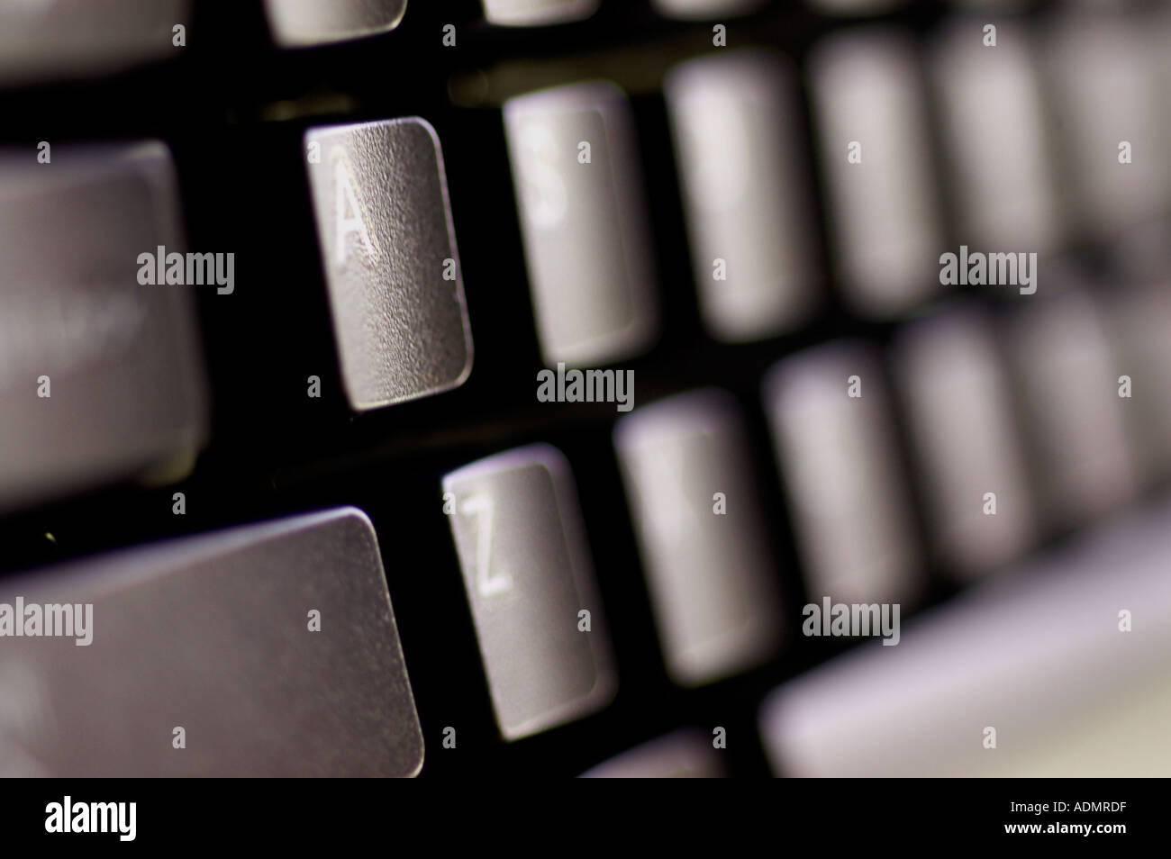keyboard A and Z Stock Photo - Alamy