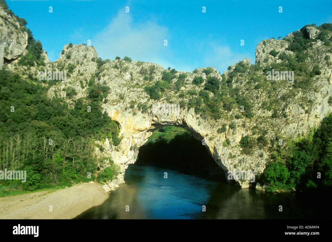 Pont d'Arc, natural bridge across the Ardeche, France Stock Photo - Alamy