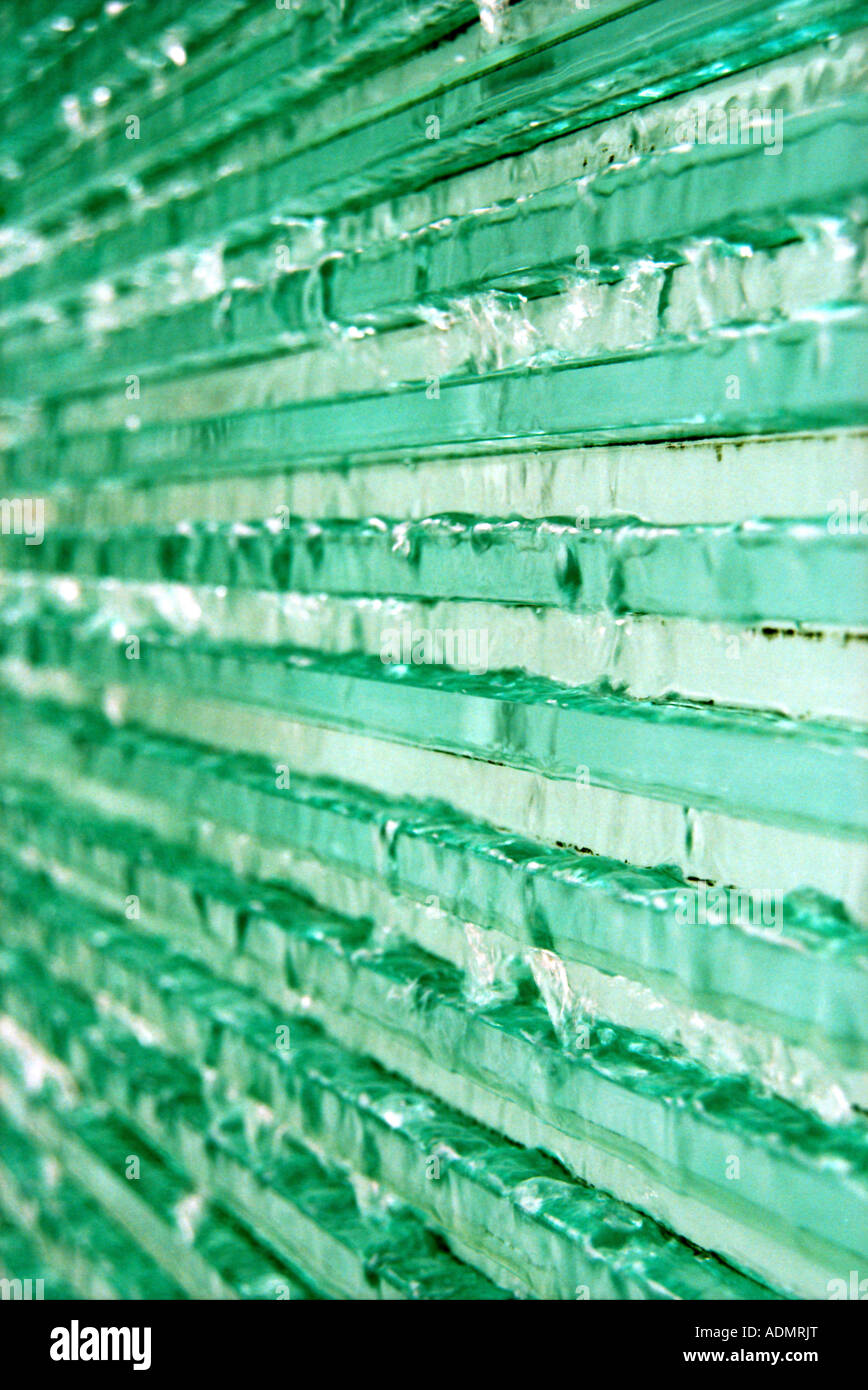 Pieces of glass stacked Stock Photo - Alamy