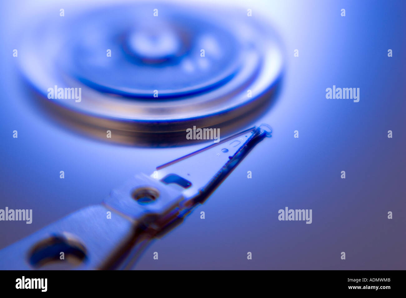 Close up hard disk drive head hi-res stock photography and images - Alamy