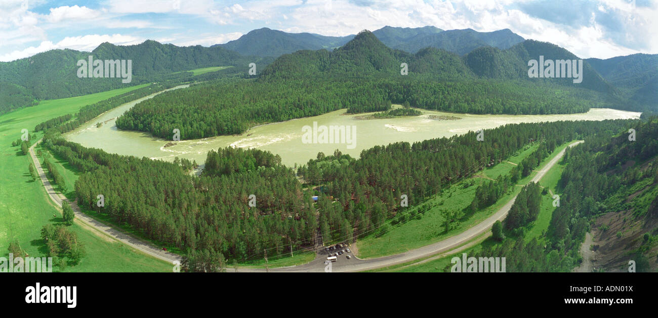 Katun River. Mountainous Altay. Russia Stock Photo - Alamy