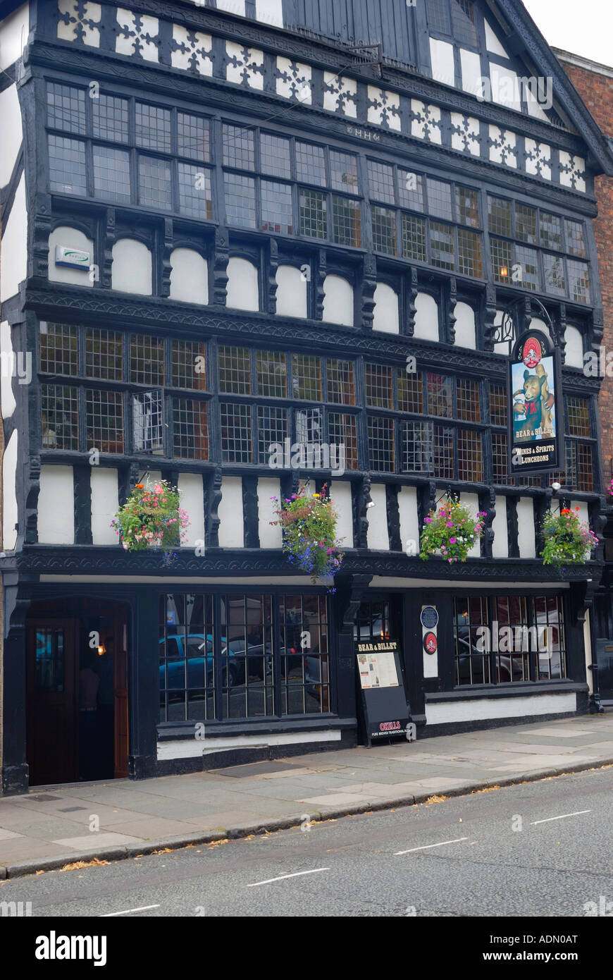 Chester Historic Bear and Billet public house by Bridgegate on Lower ...