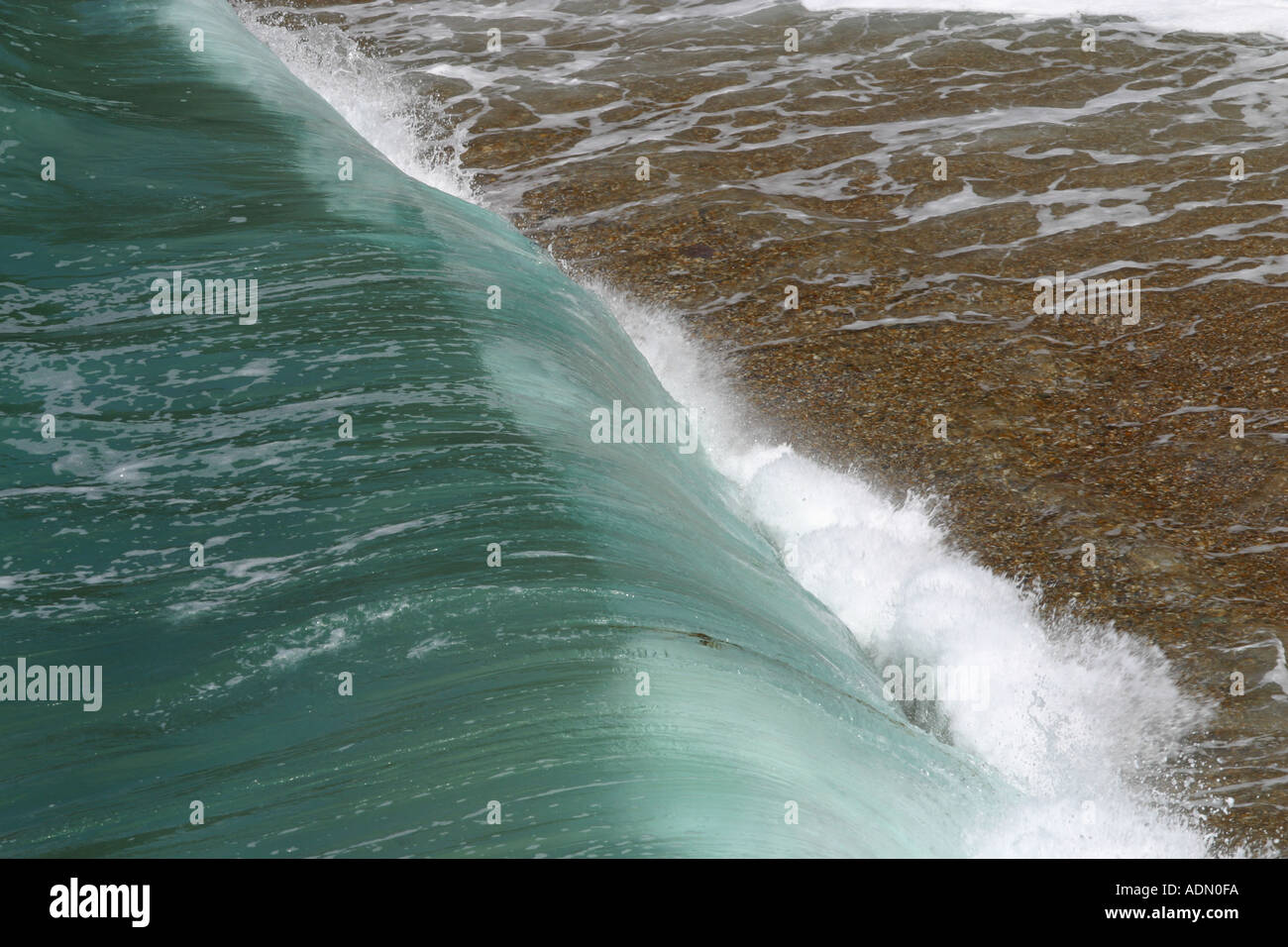Wave breaking onto white hi-res stock photography and images - Alamy
