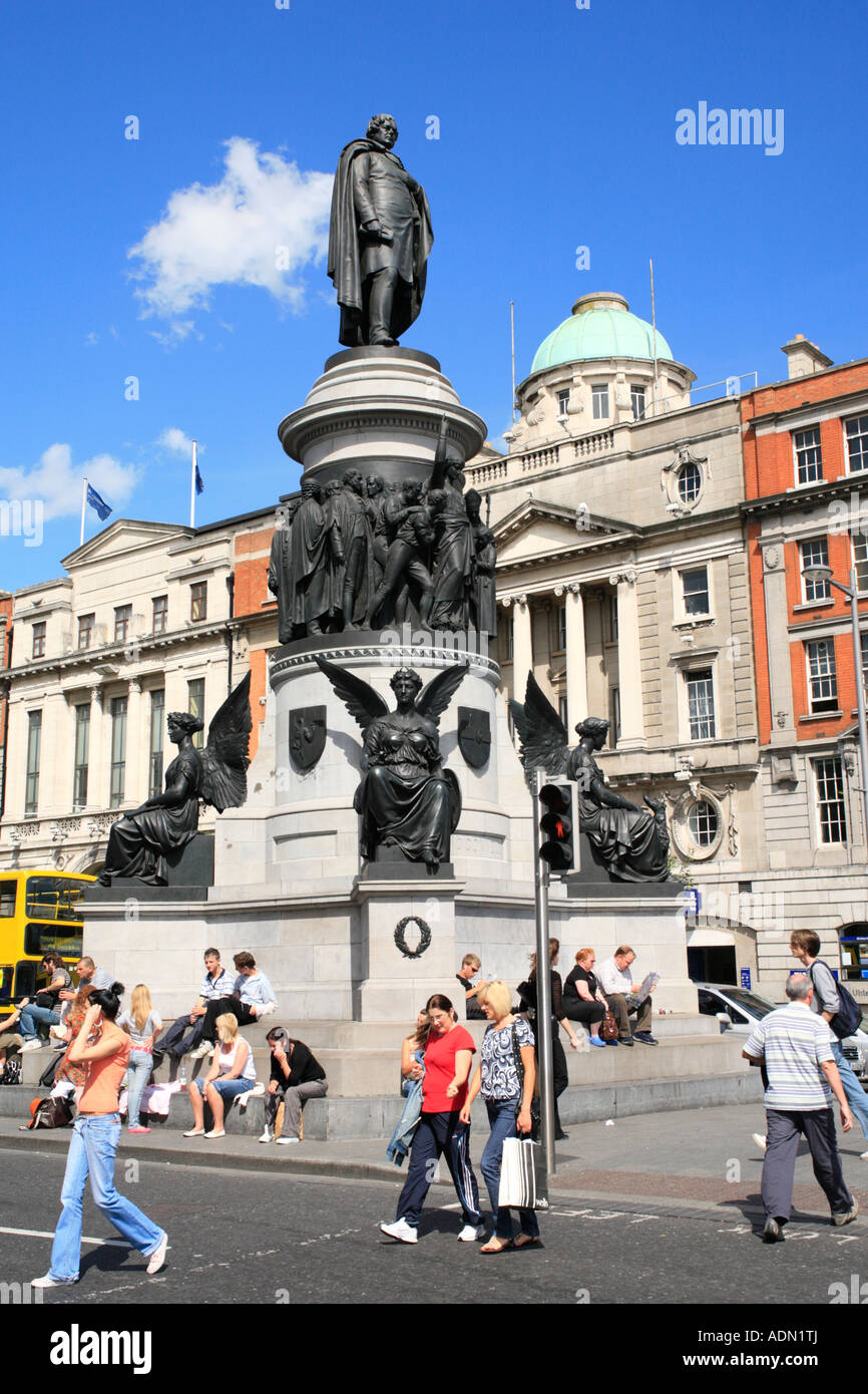 O'conell street dublin hi-res stock photography and images - Alamy