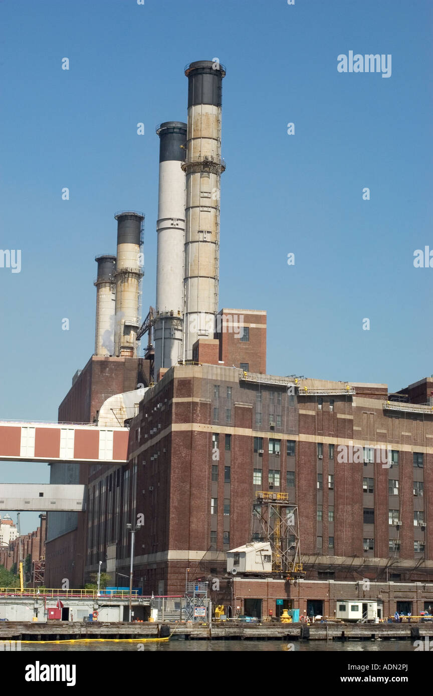 East River generating station, Manhattan, New York Stock Photo - Alamy