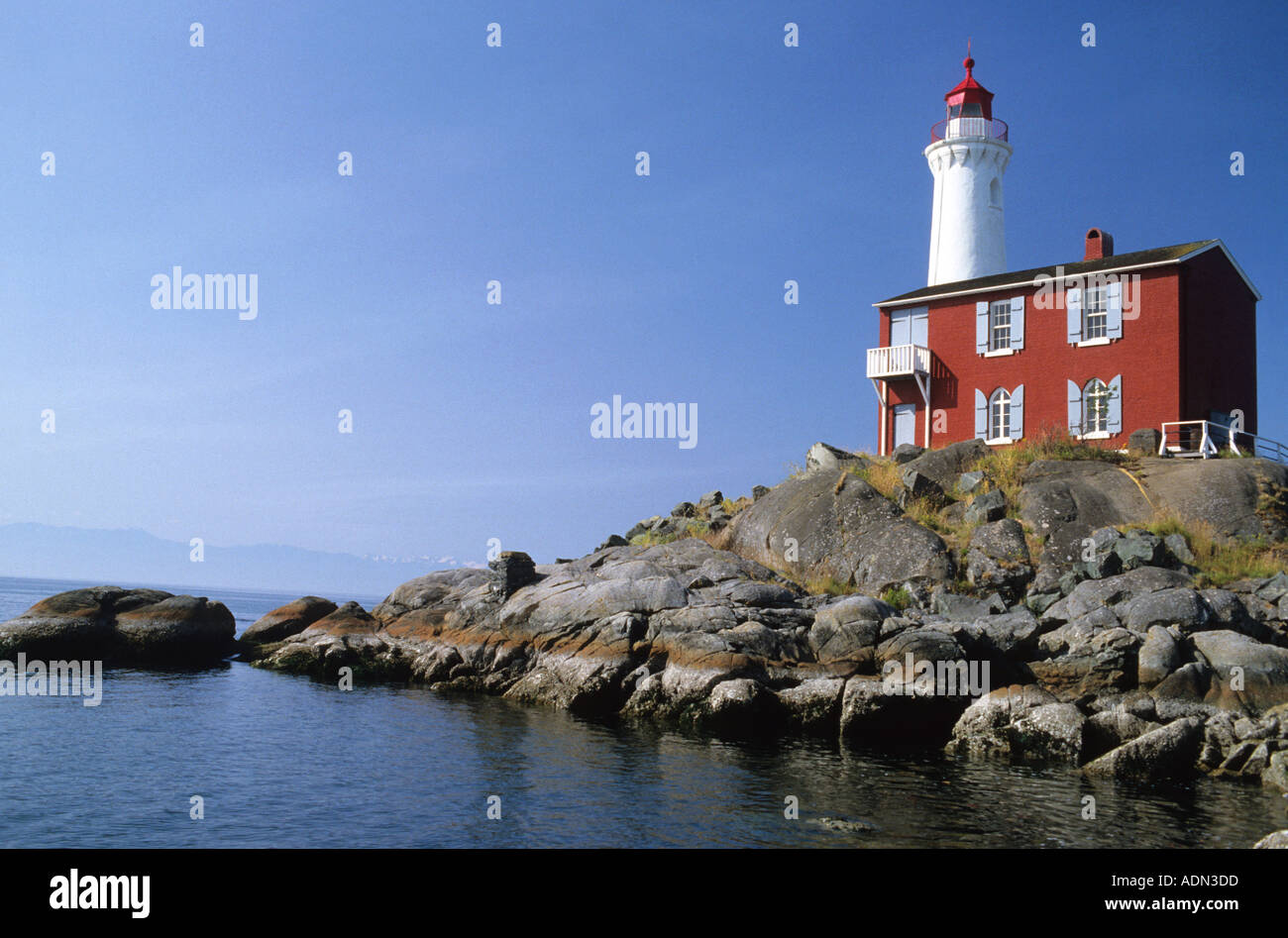 Fisgard Lighthouse in the Fort Rodd Hill National Historic Park ...