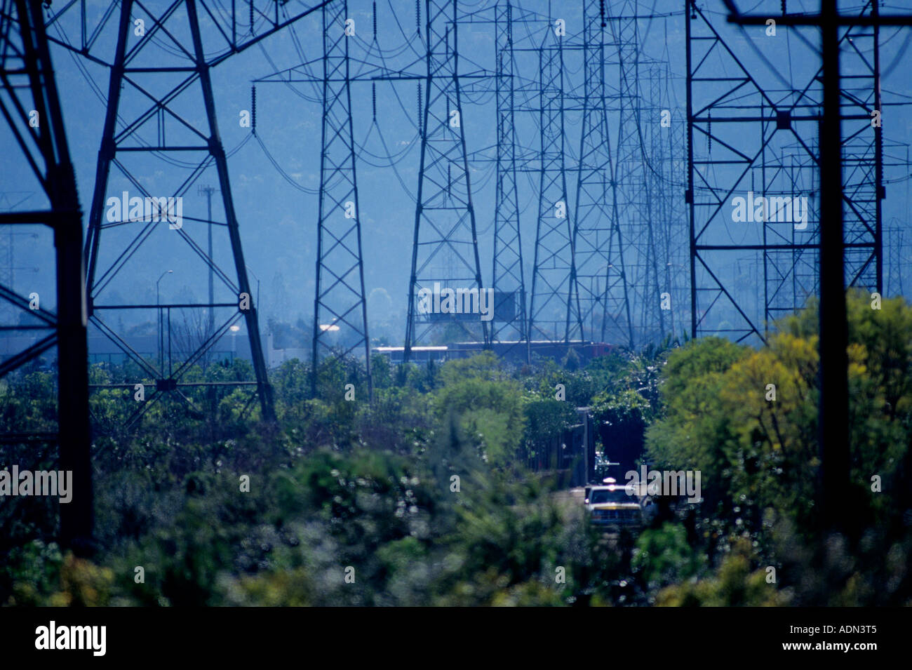 Electricity wires over water hi-res stock photography and images - Alamy