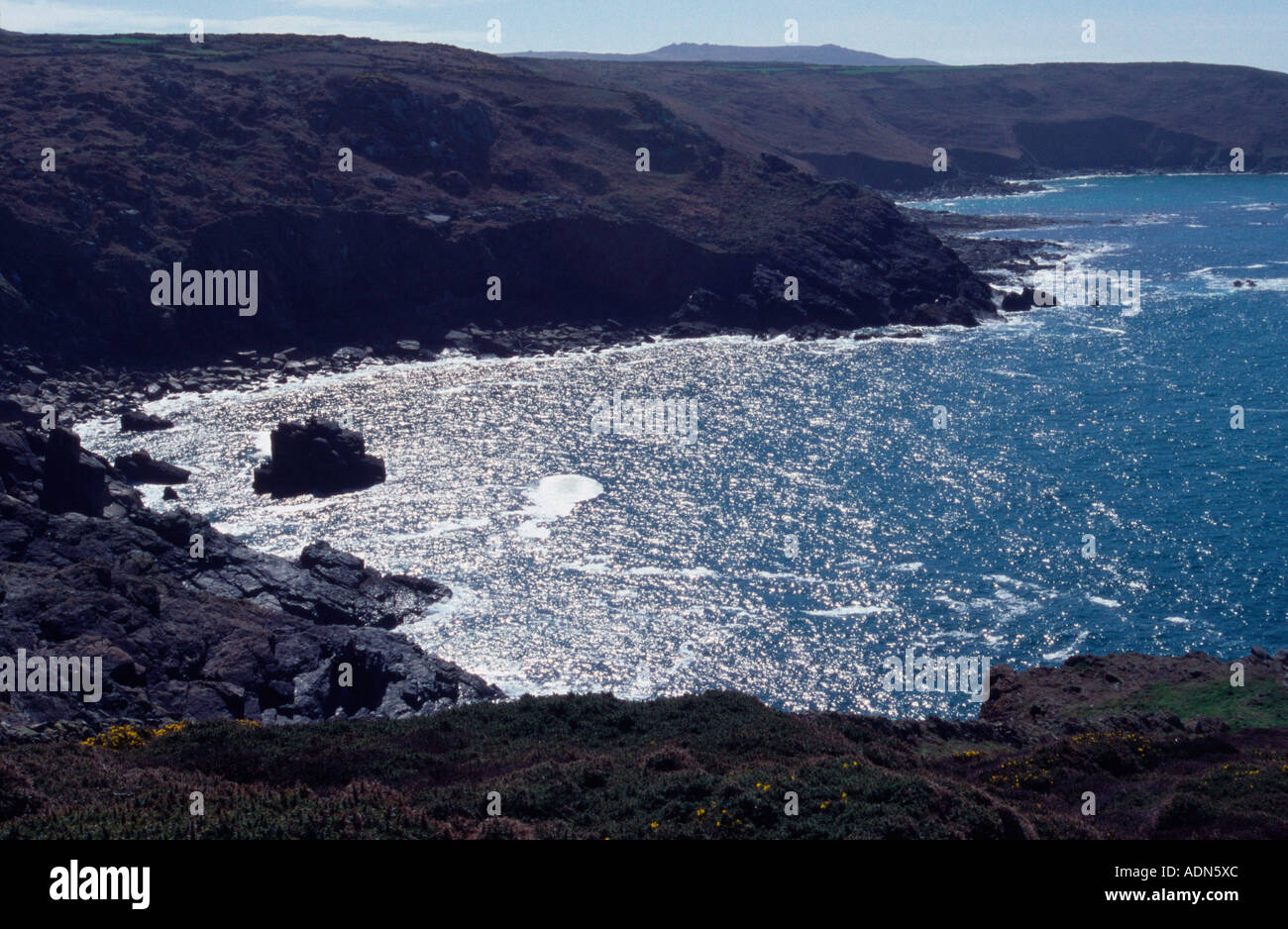 North cornwall cliff top path hi-res stock photography and images - Alamy