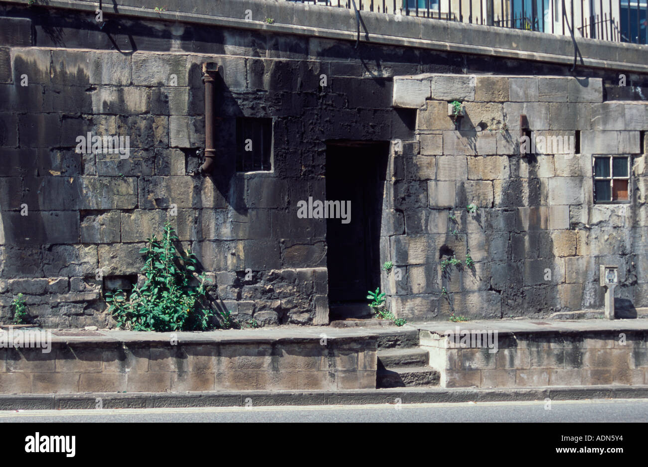 Vaults under the pavement at Walcot Parade, Bath Spa, UK Stock Photo ...