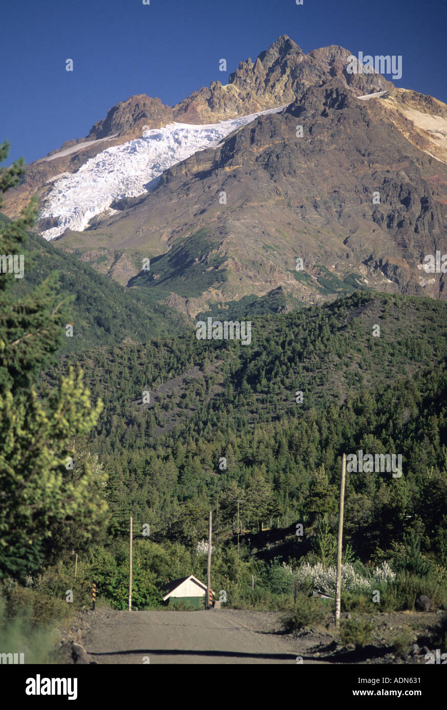 Sierra Condor Mountain near Antuco Chile Stock Photo - Alamy