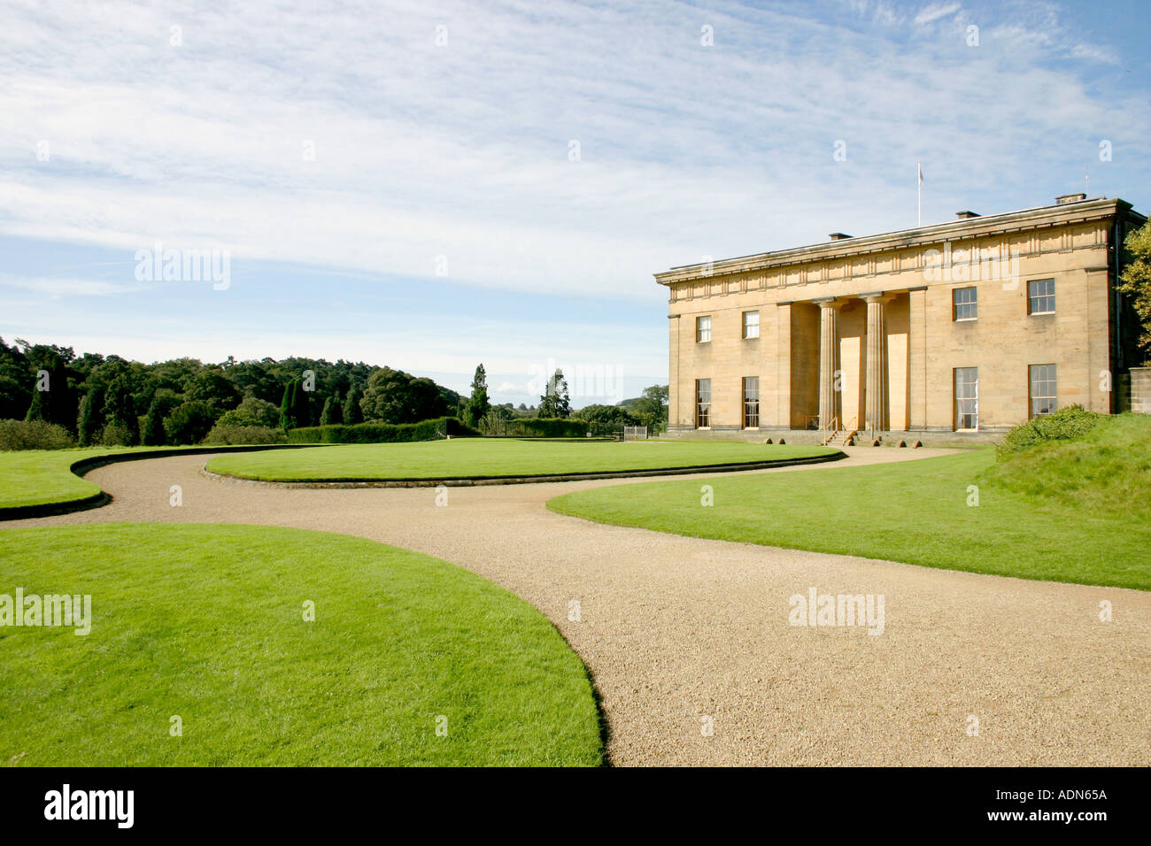 Belsay Hall Northumberland Stock Photo - Alamy