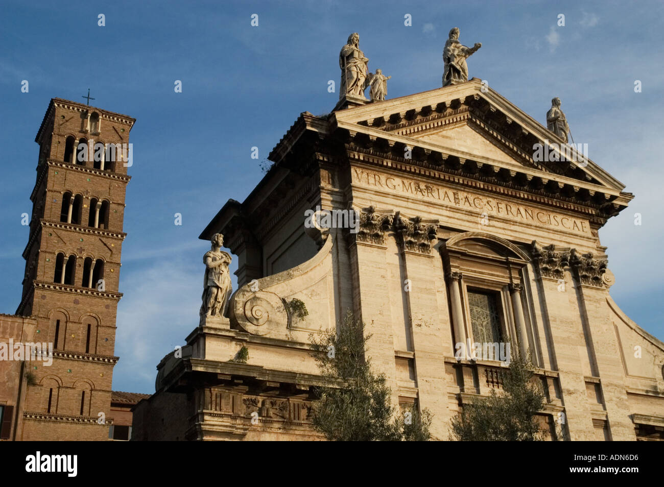 Santa Francesca Romana Rome Italy Europe Stock Photo - Alamy