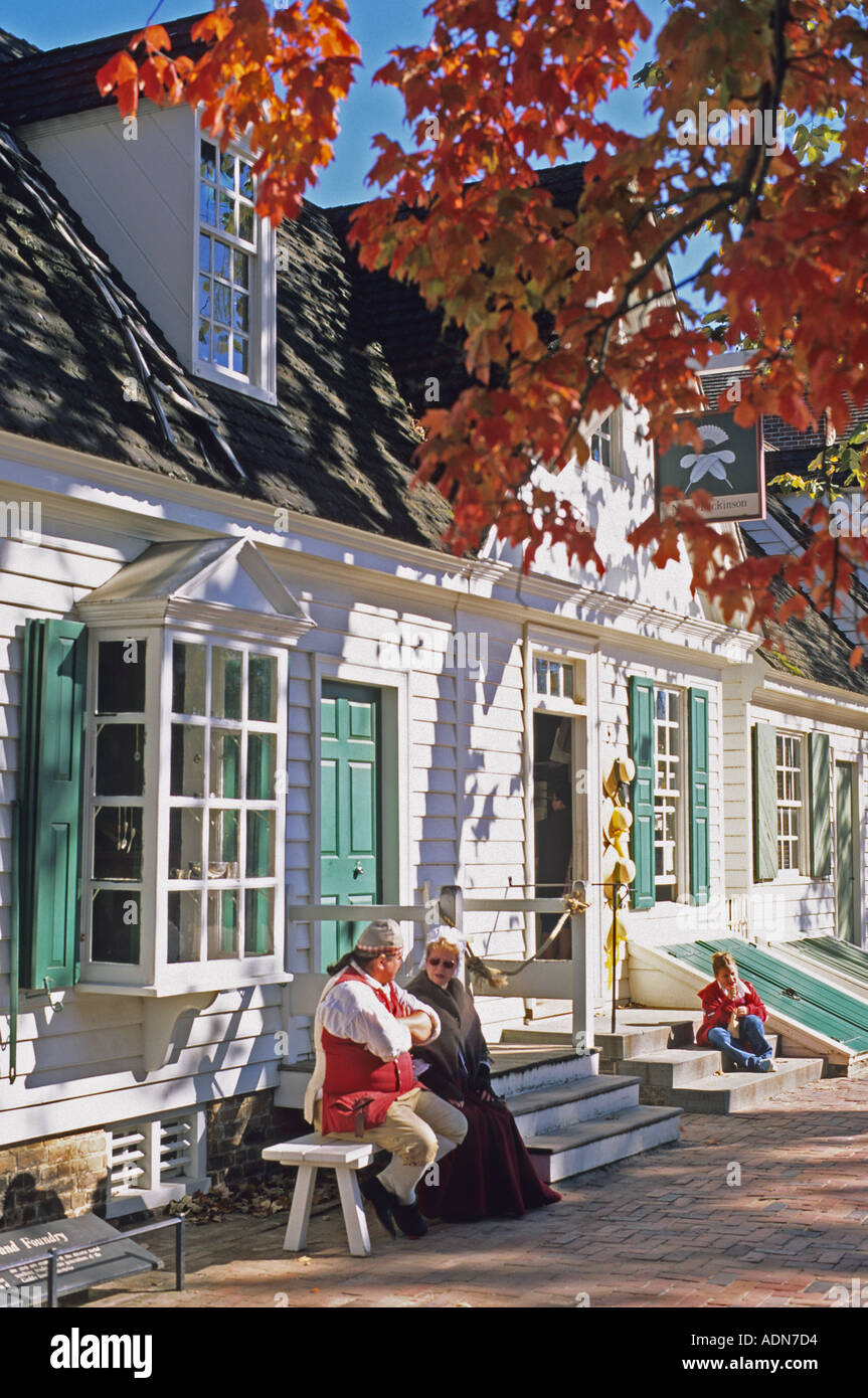 Street scene in colonial Williamsburg Virginia Stock Photo - Alamy