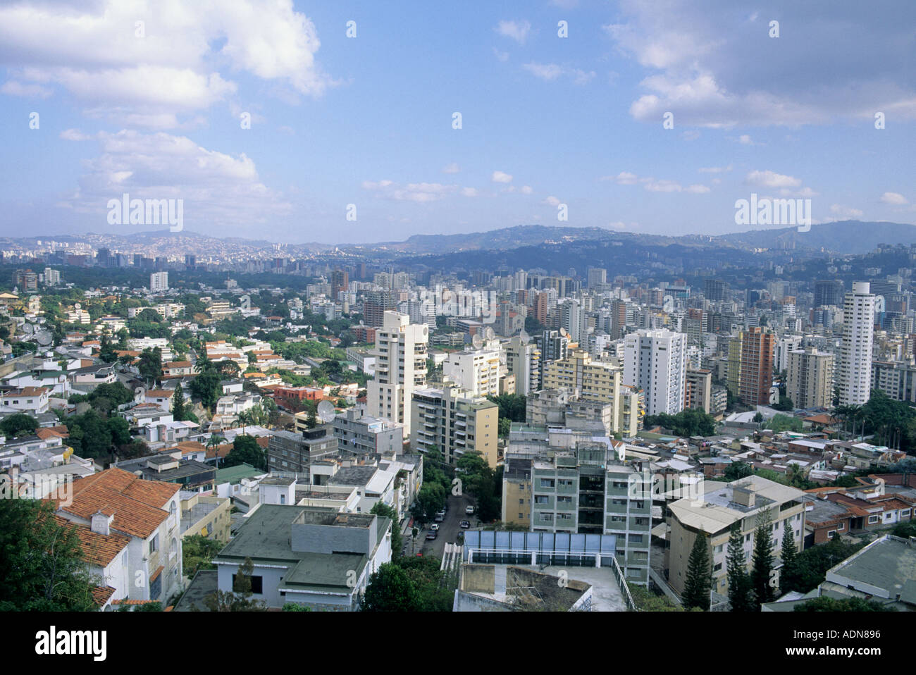 A cityscape view of Caracas Venezuela Stock Photo - Alamy