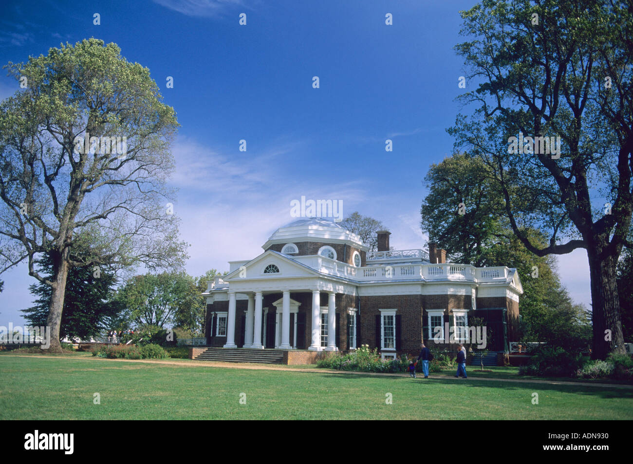 Monticello the Thomas Jefferson estate in Virginia Stock Photo - Alamy