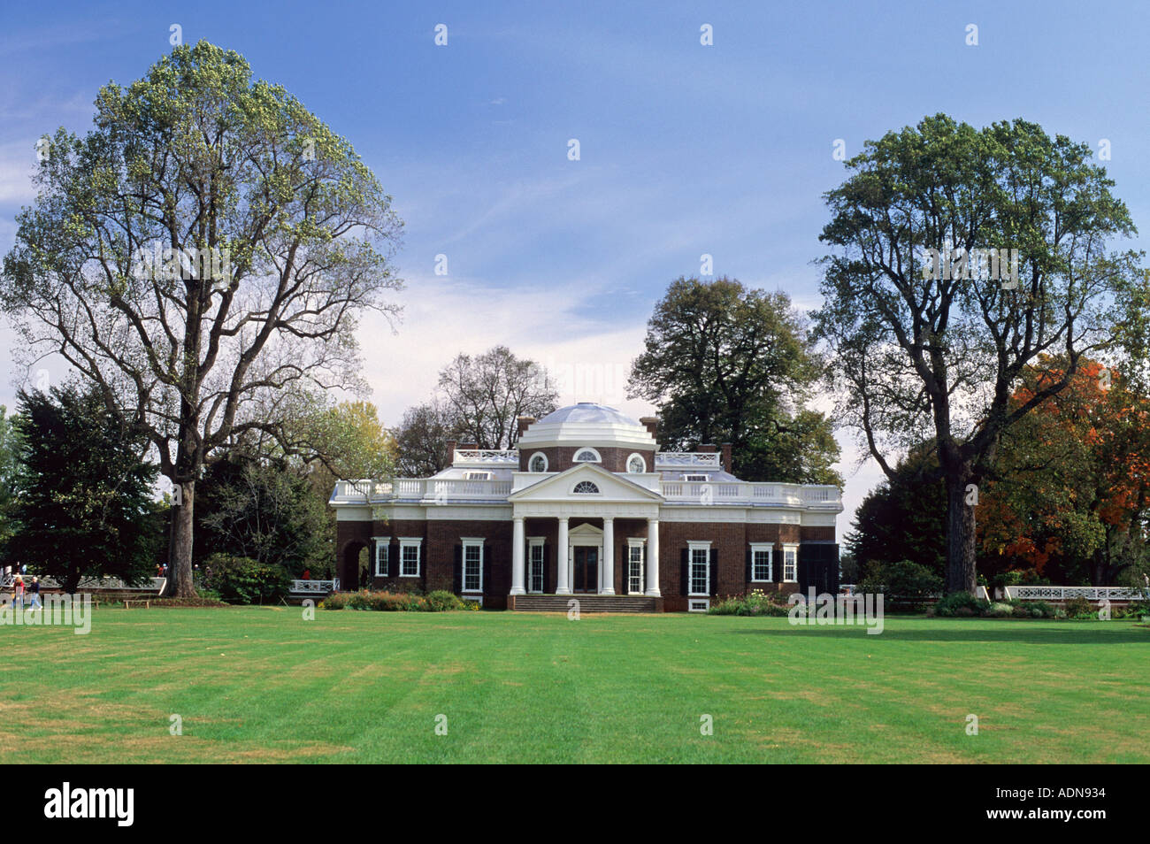Monticello the Thomas Jefferson estate in Virginia Stock Photo - Alamy