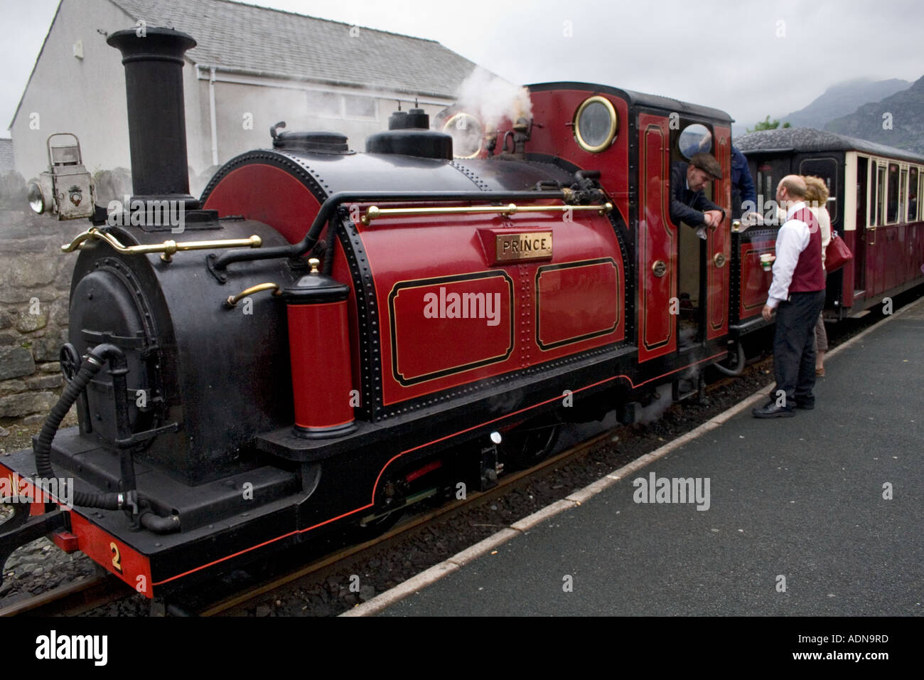 Narrow gauge steam train prince hi-res stock photography and images - Alamy