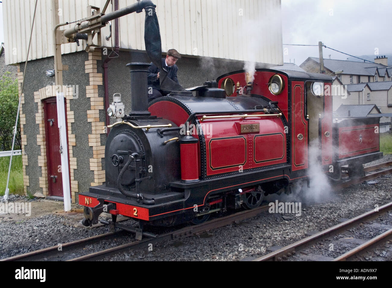 Narrow gauge steam train prince hi-res stock photography and images - Alamy