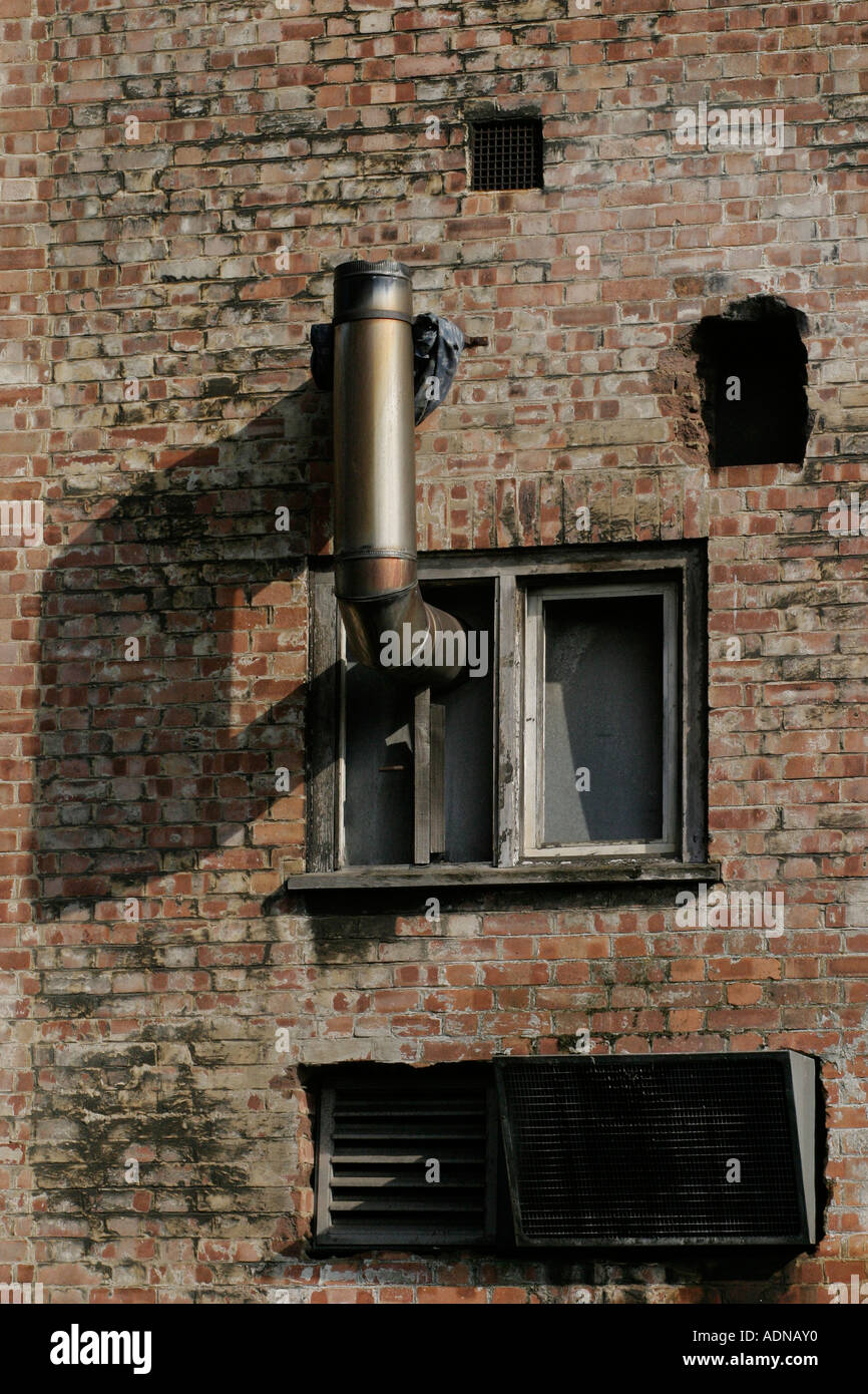Factory window ventilation Stock Photo - Alamy