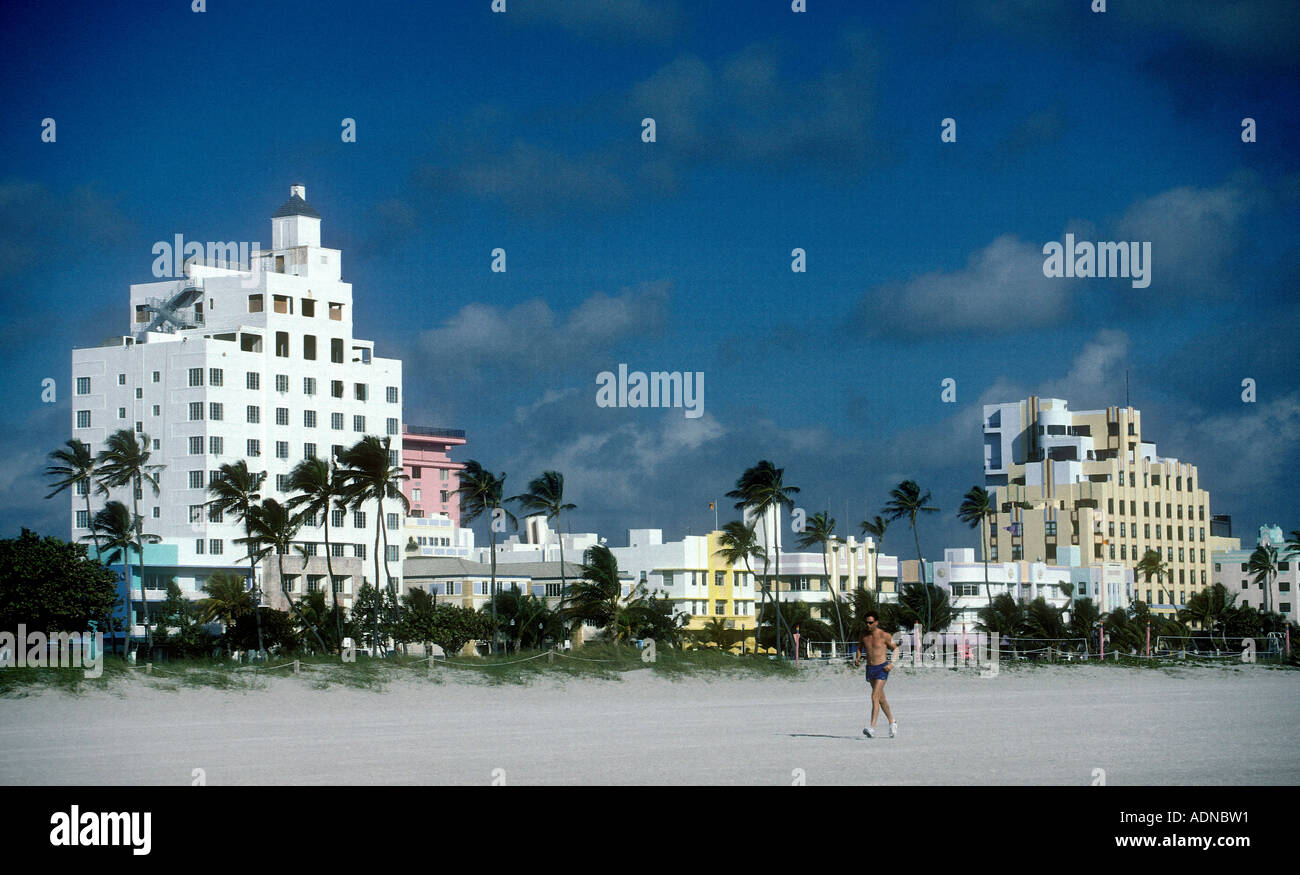 South Beach seafront and beach, Miami, Florida, USA Stock Photo - Alamy