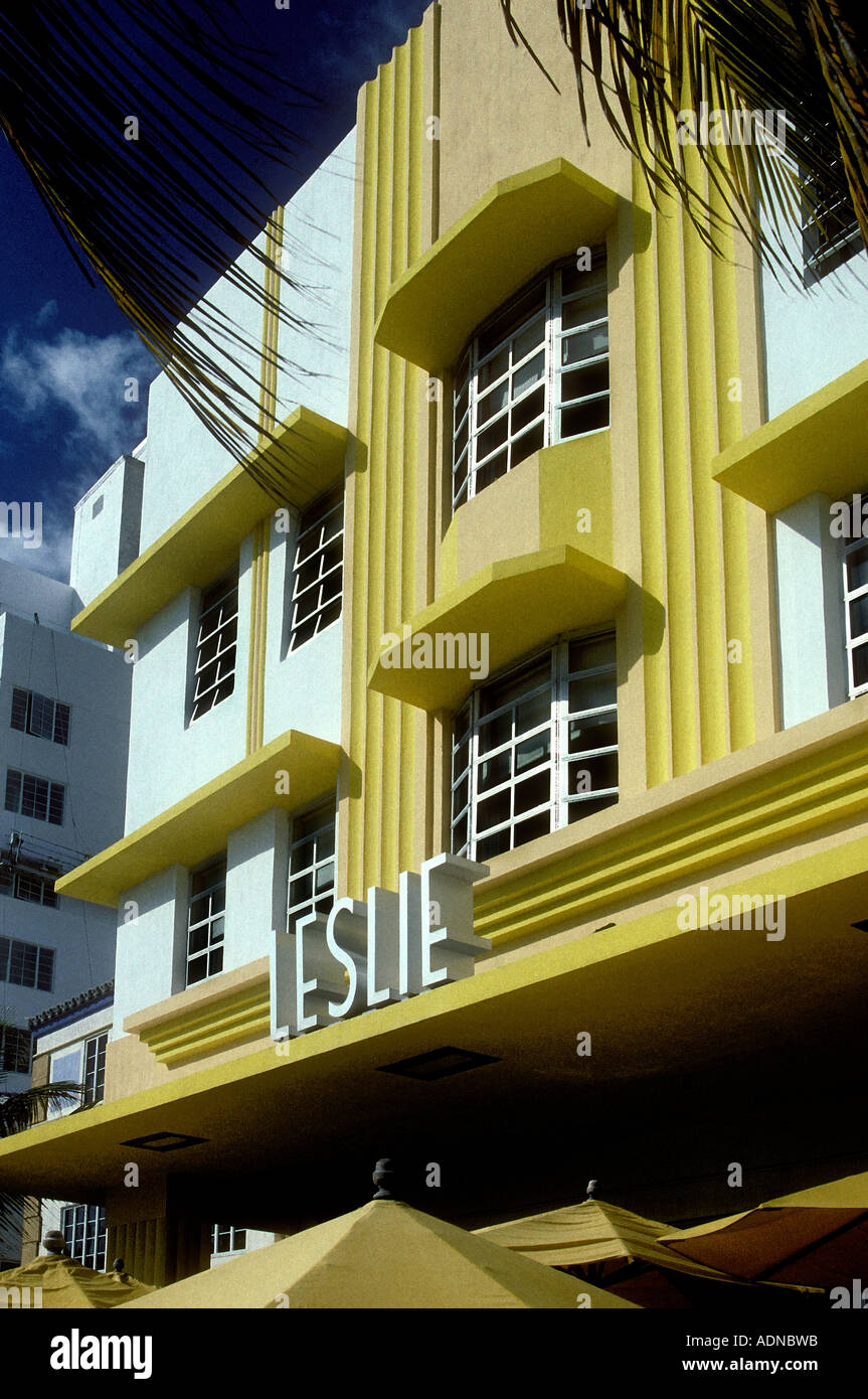 Leslie hotel ocean drive hi-res stock photography and images - Alamy