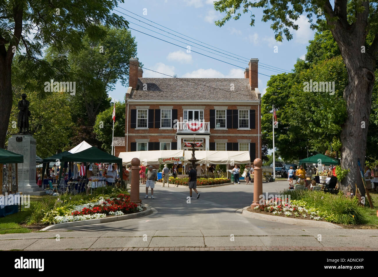 Town Hall of Gananoque Ontario during Festival of the Islands 2007 ...
