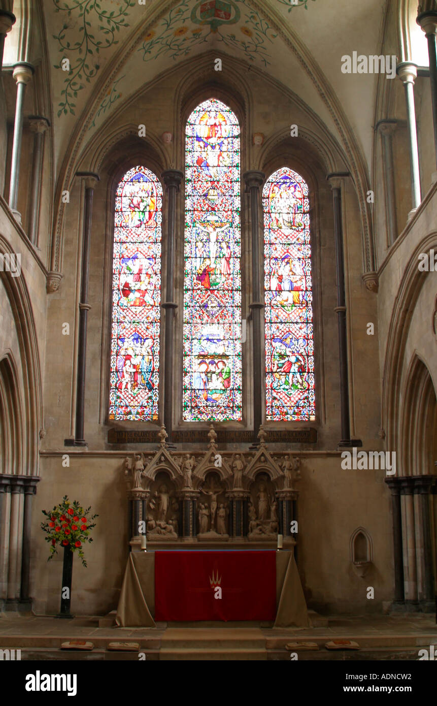 Stained glass windows in Parish Church of St Mary and St Blaise ...