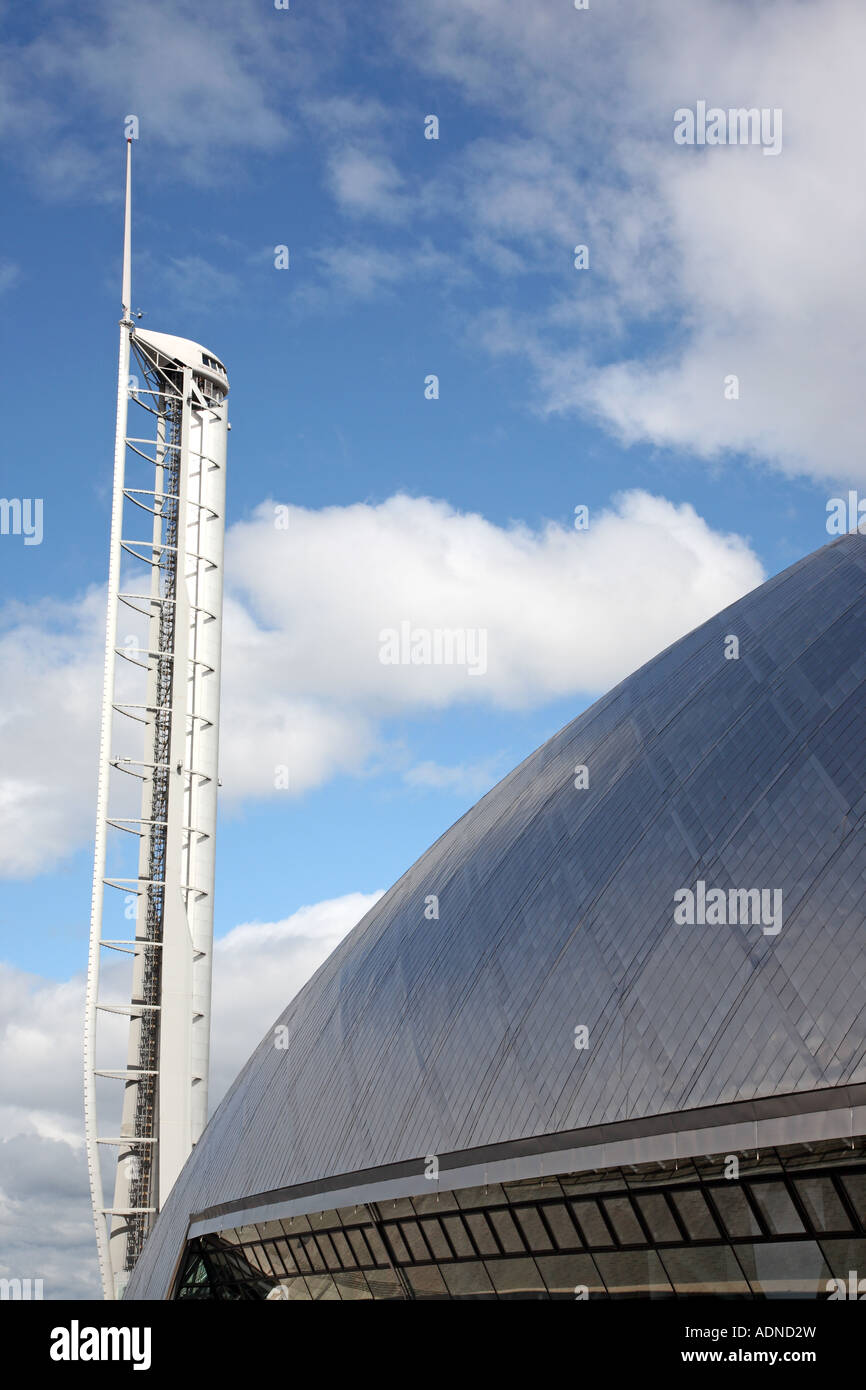 observation tower Science Park Glasgow Scotland Stock Photo - Alamy