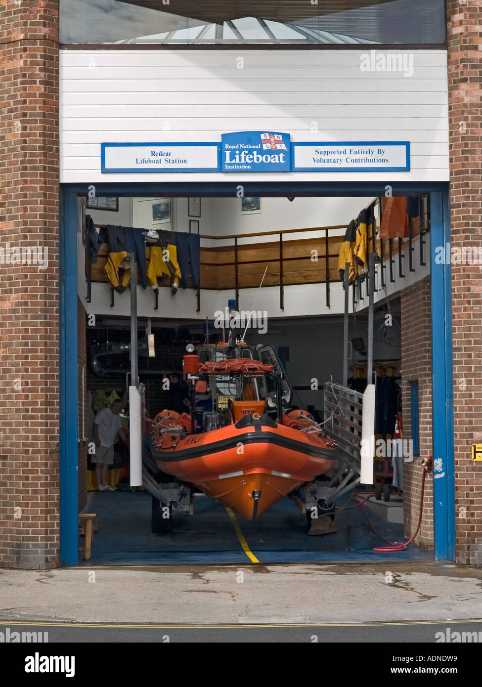 RNLI Lifeboat station Redcar Cleveland UK Stock Photo - Alamy