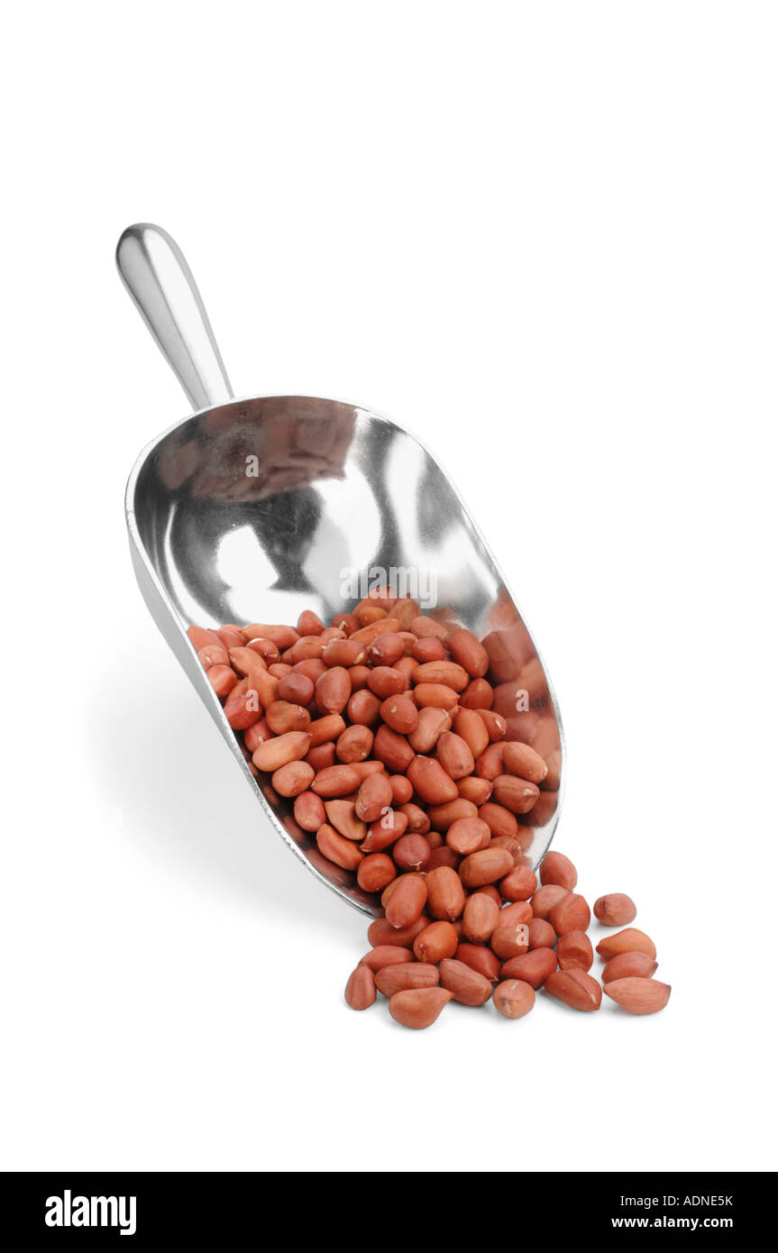 Skin on peanuts Cut Out Stock Images & Pictures - Alamy