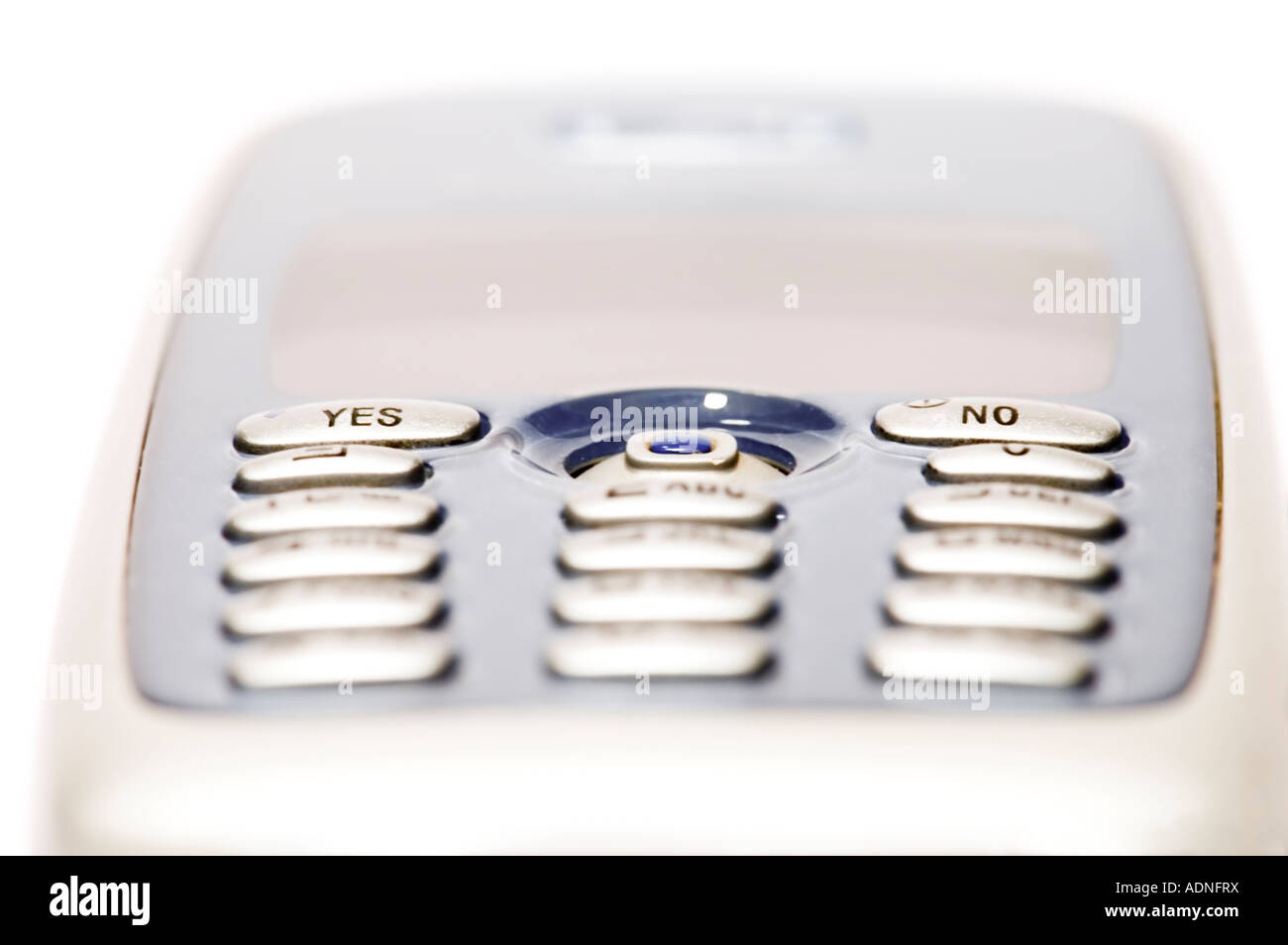 series on white close up Mobile phone button Stock Photo - Alamy