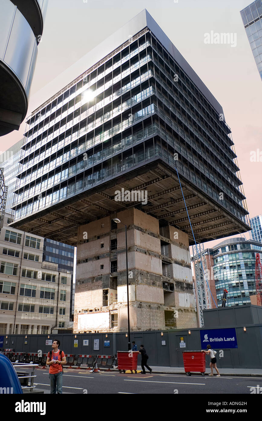 The P&O building in London being dismantled from the bottom up in the ...