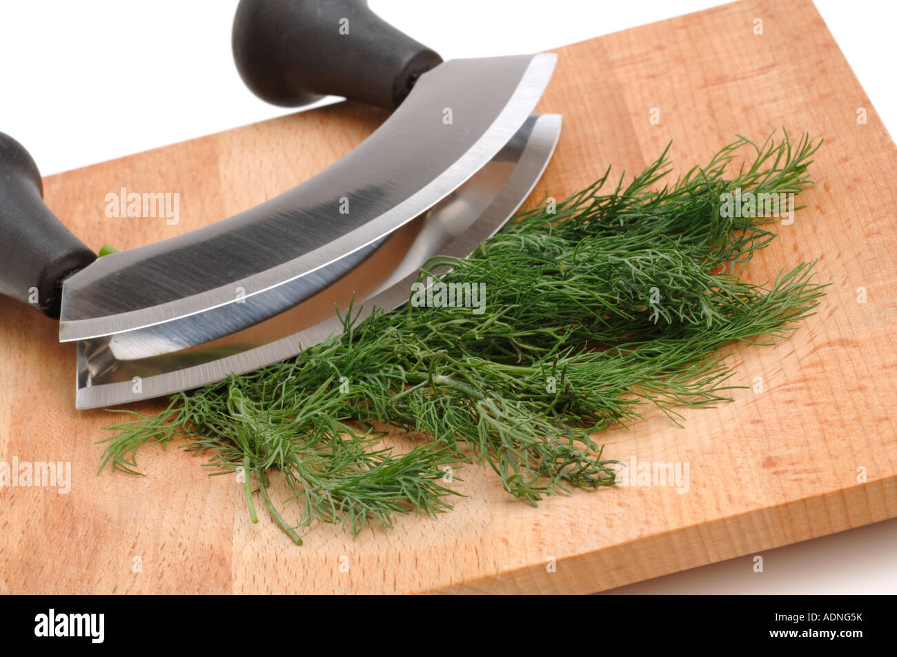 Mezzaluna and board hi-res stock photography and images - Alamy