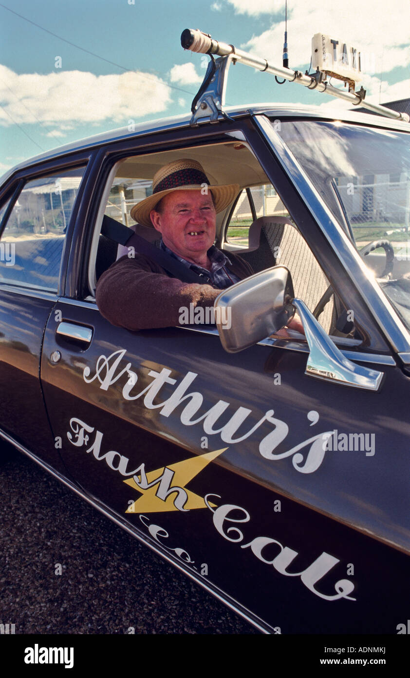 Outback taxi driver, Australia Stock Photo - Alamy