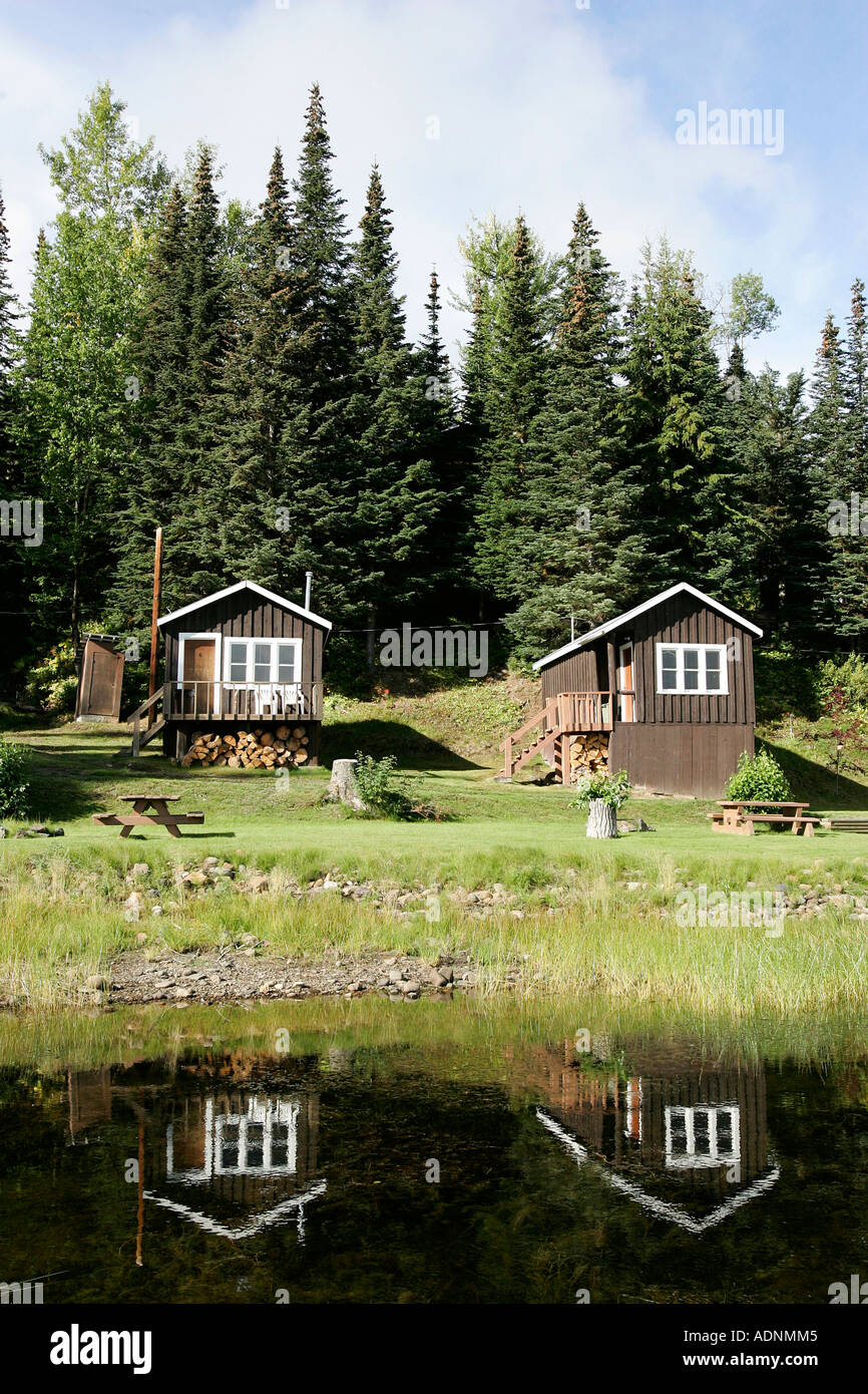 Lodge at Babine lake in British Columbia, Canada Stock Photo - Alamy