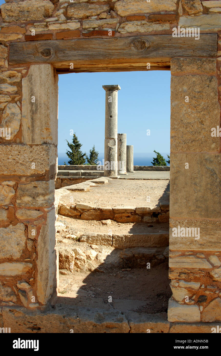 Ruins at Temple of Apollo Cyprus Stock Photo - Alamy